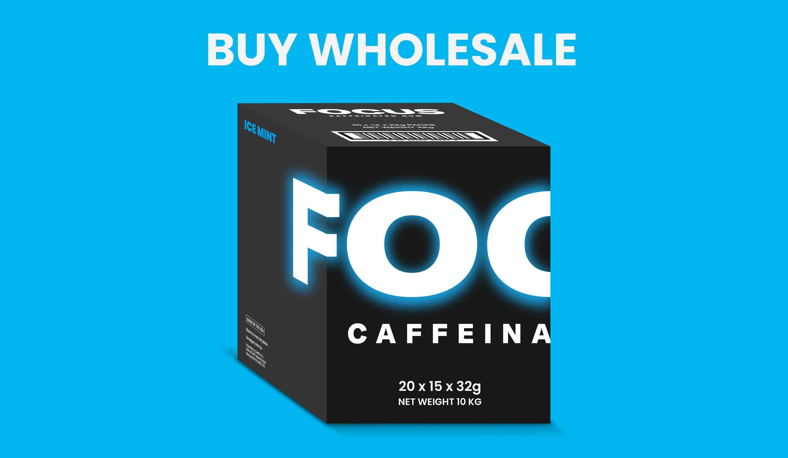 Focus Caffeinated Gum