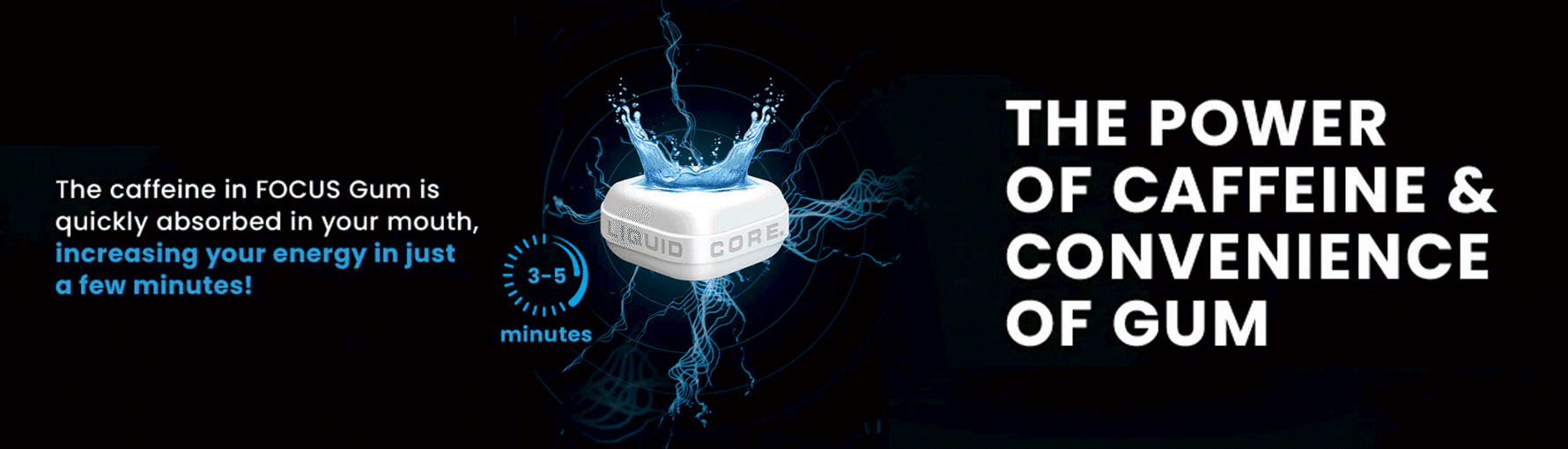 Focus Caffeine Gum for Energy & Focus | No Coffee, No Sugar, No Crash ...